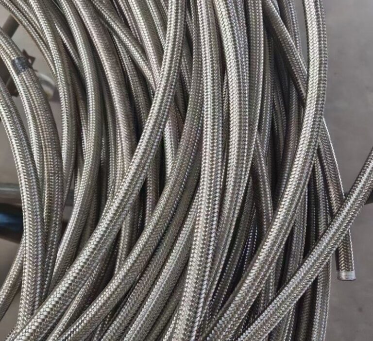 Ống chịu áp cao bện thép không gỉ bọc - inox 304 ống nhựa teflon phi 8 ...